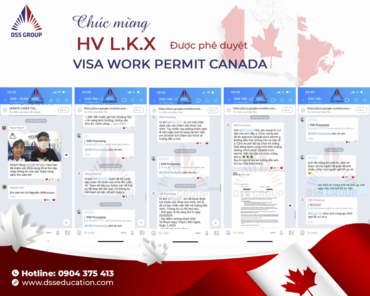 HỒ SƠ KHÓ VISA WORK PERMIT ĐỊNH CƯ NGHỀ CANADA - ĐƯỢC PHÊ DUYỆT VISA ...