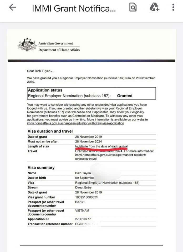 CÙNG ĐIỂM LẠI THÀNH CÔNG CỦA HỌC VIÊN DSS VỚI VISA PR 187 - VISA LAO ...